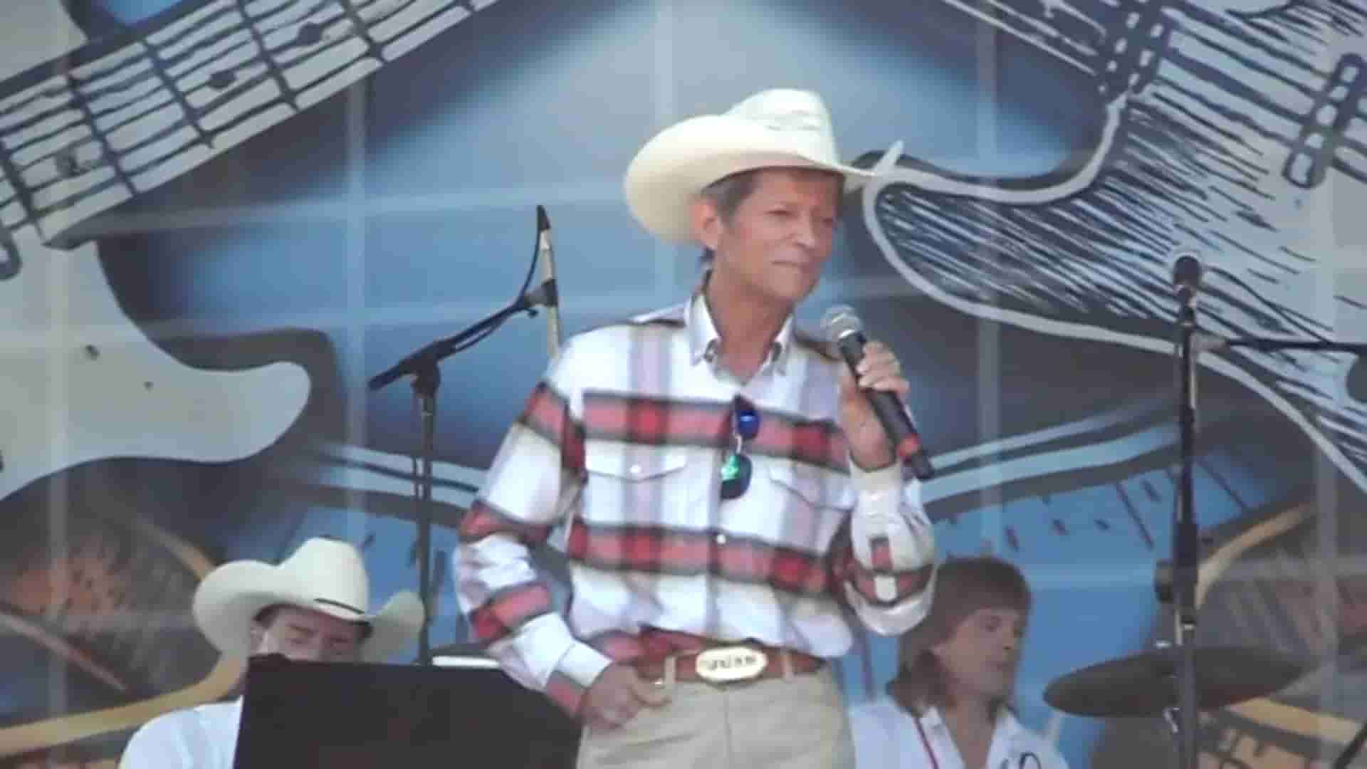 Johnny Rodriguez at CMA fan fair playing at the Chevy Zone stages, June ...